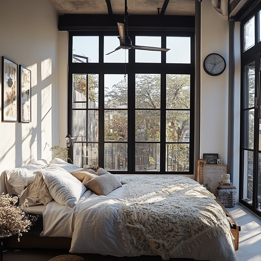 DIY Friendly: Give Old Metal Windows a Sleek Black Makeover